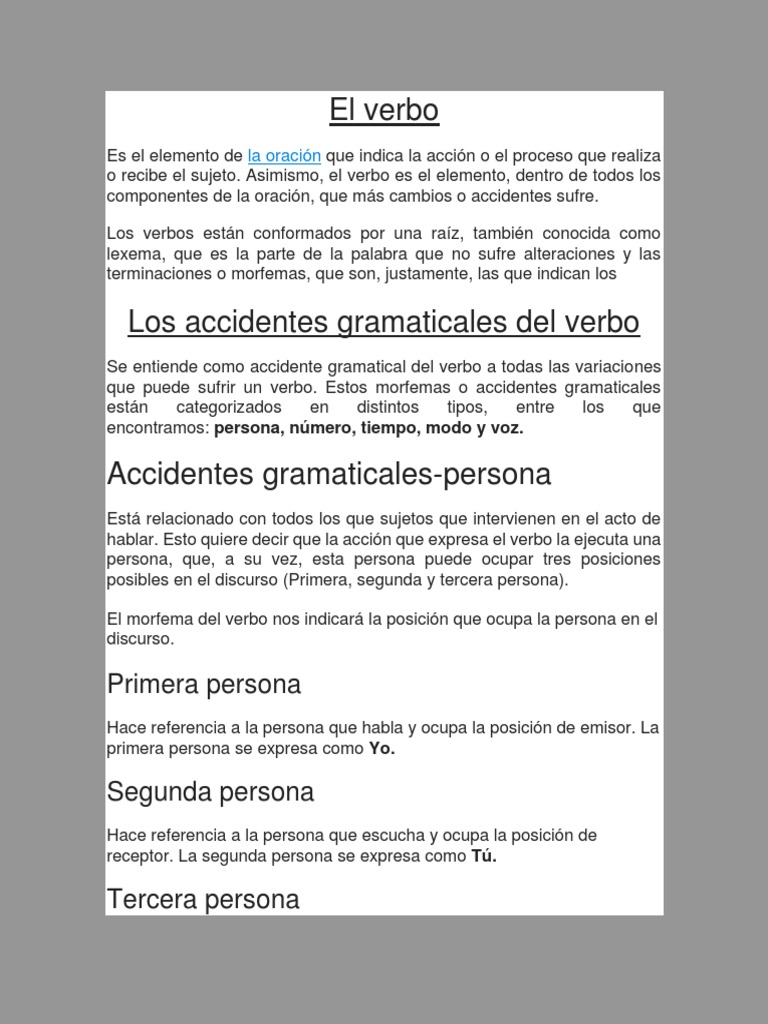 El Verbo Pdf