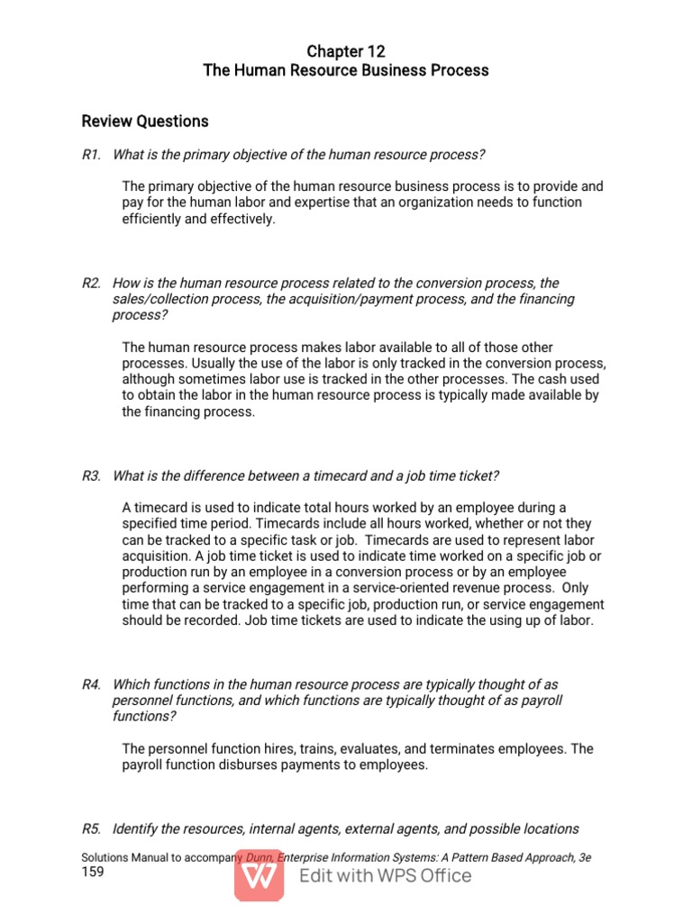 Dunn 12 | PDF | Human Resources | Employment