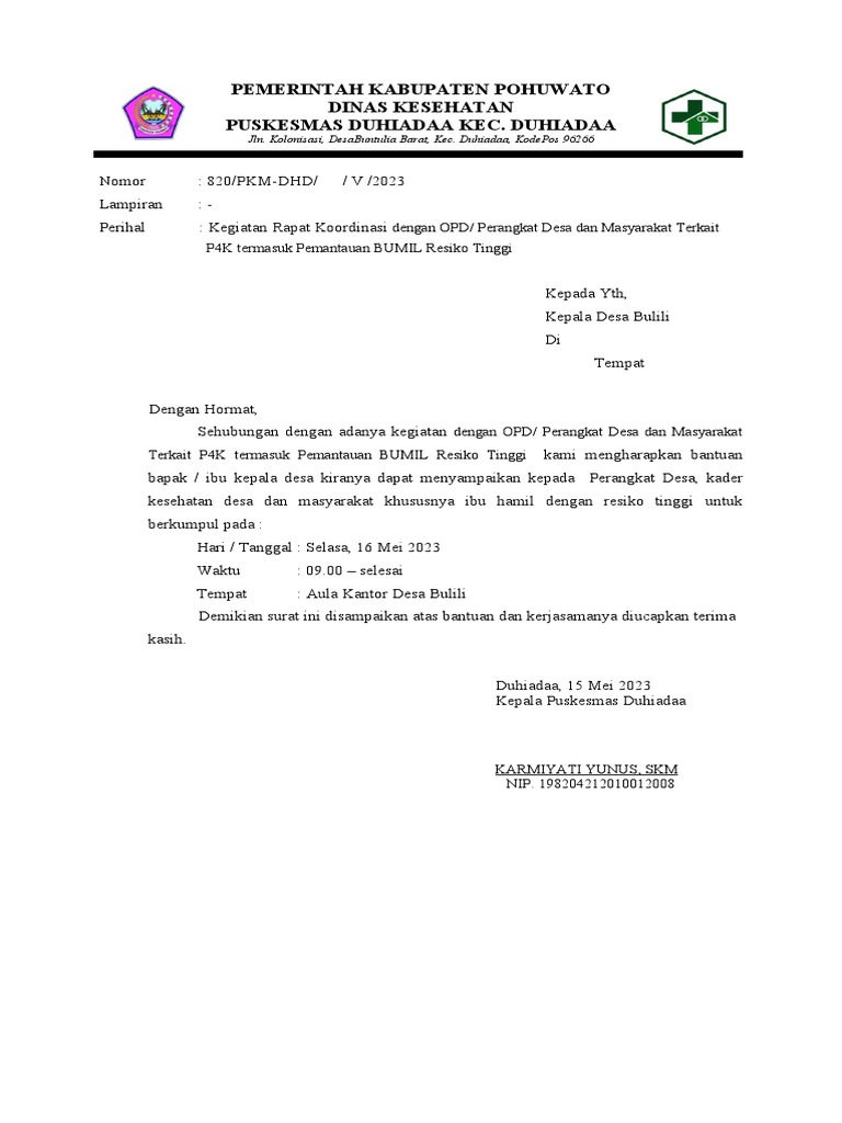 Surat Penyuluhan | PDF