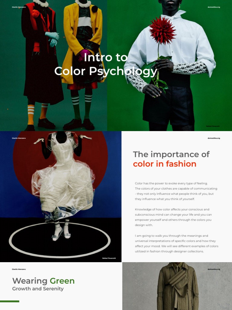 U2_01_Introduction to Color Psychology | PDF | Color | Green