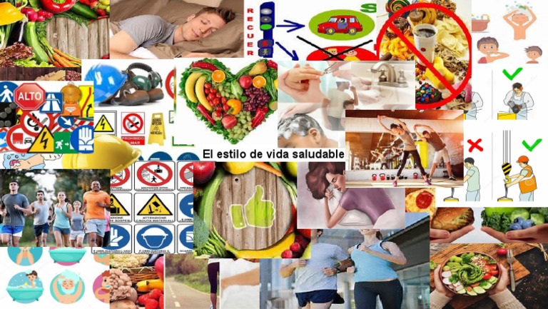 El Estilo de Vida Saludable - Collage Modulo 1 | PDF