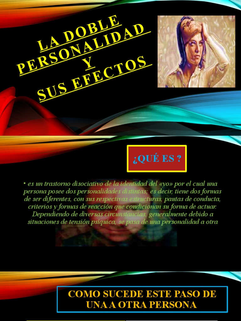 La Doble Personalidad | PDF | Trastorno mental | Ciencia cognitiva