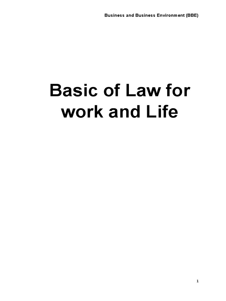 Business Law (BL) Task 01 | PDF | Employment | Labour Law