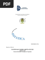 Formulario Estatica | PDF | Física | Análisis matemático