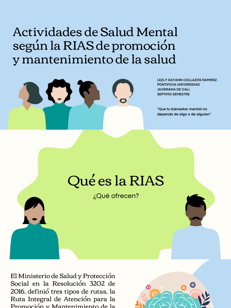 RIAS | PDF | Salud mental | Infancia