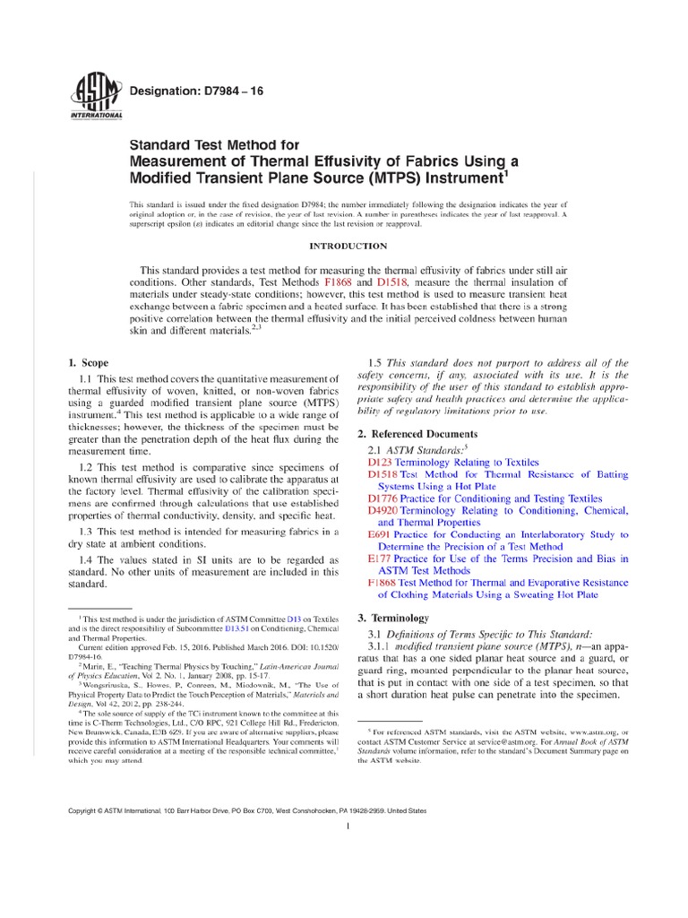 Astm D7984 | PDF