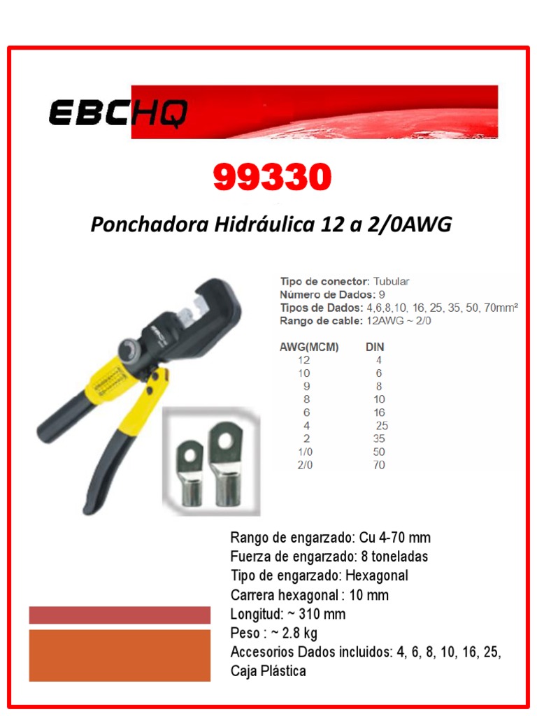Ficha - Tecn Ponchadora Hidraulica | PDF Ficha - Tecn Ponchadora Hidraulica | PDF