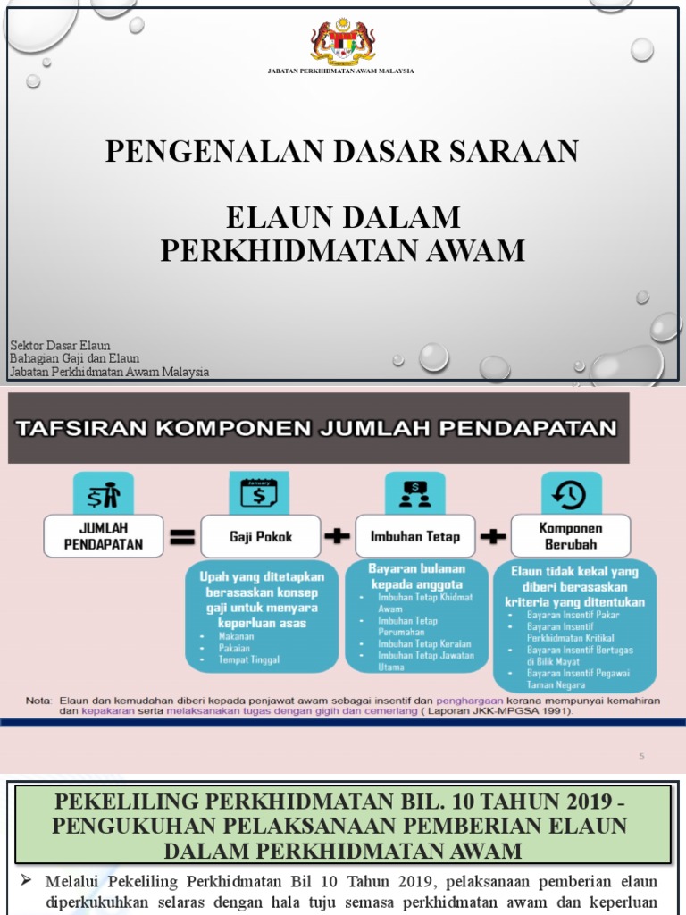Elaun Dalam Perkhidmatan Awam | PDF