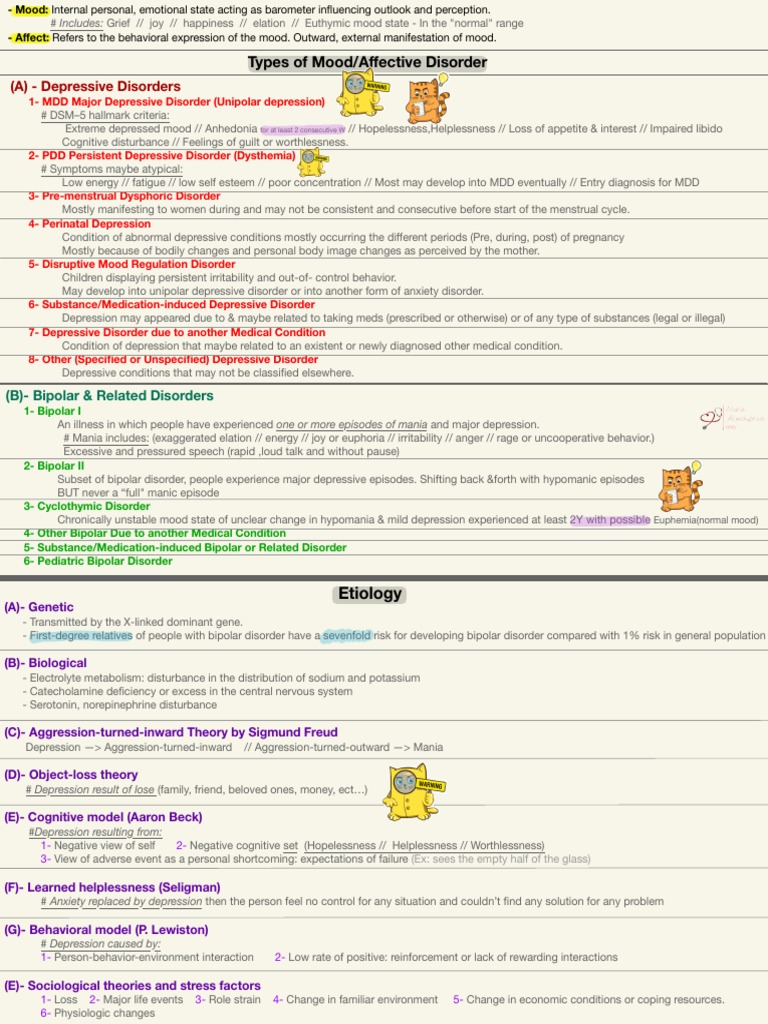 5 - Mood Disorders | PDF