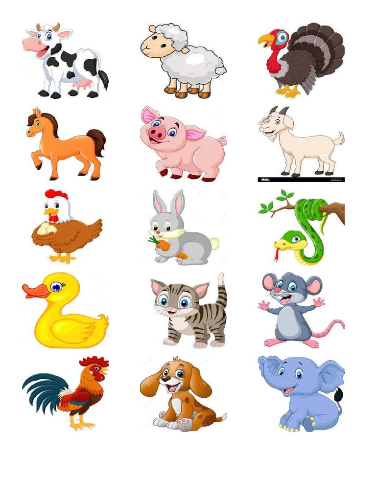 Animales y Profesiones | PDF