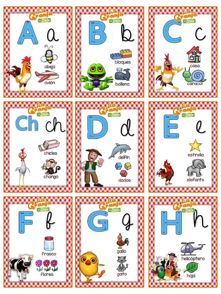 ABECEDARIO La Granja de Zenon | PDF