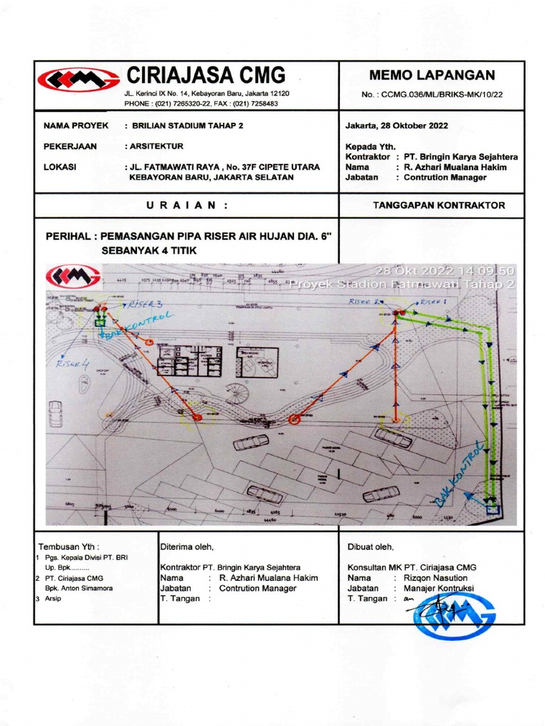Contoh Memo Lapangan | PDF