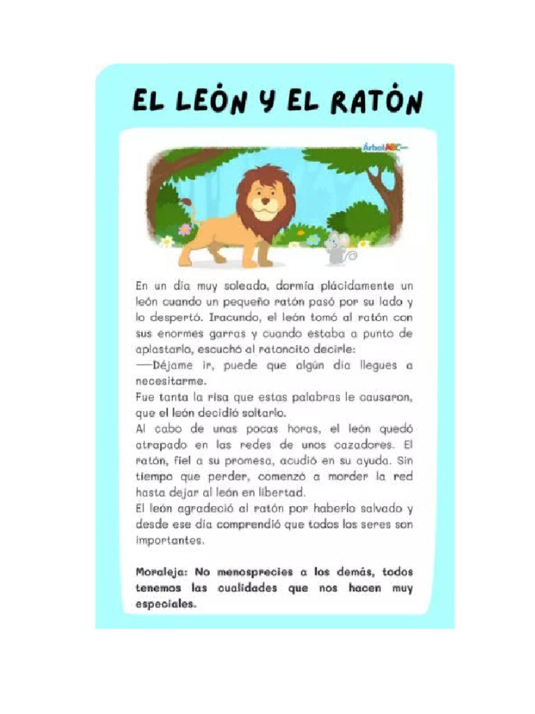 El Leon y El Raton | PDF