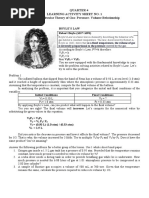 Boyle's Law Worksheet With Answer | PDF | Gases | Pressure