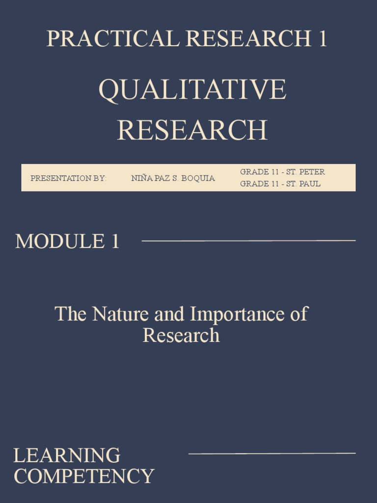 Practical Research 1 1st Discussion | PDF | Citation | Science