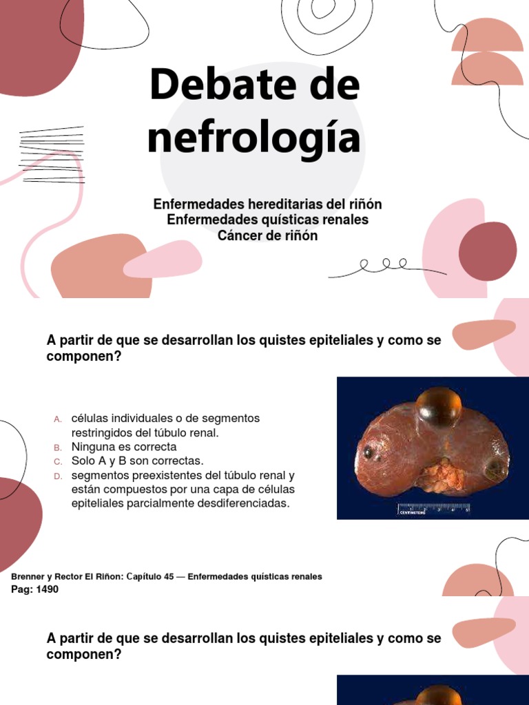 Debate de Nefro. | PDF | Riñón | Cáncer