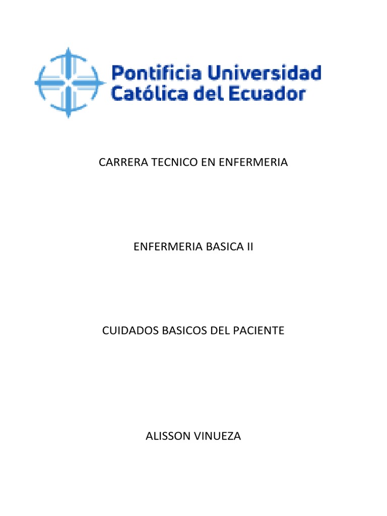 Enfermeria Basica II Cuidados Basicos Del Paciente | PDF