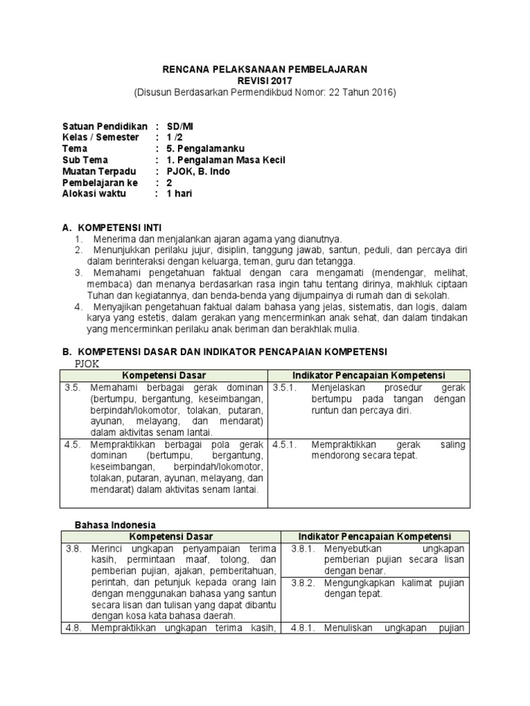 RPP | PDF | Karier & Perkembangan