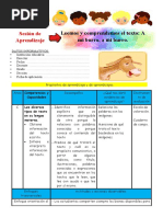 Sesion de Leemos Adivinanzas | PDF | Aprendizaje | Evaluación