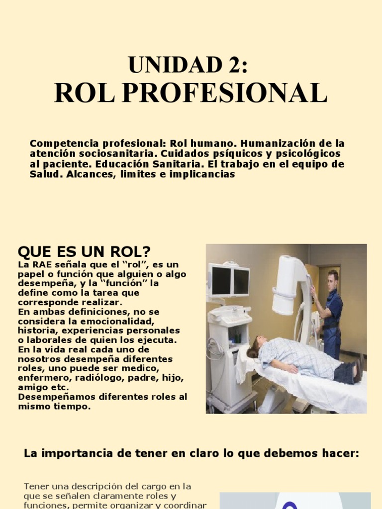 Rol Profesional | PDF | Sicología | Las emociones