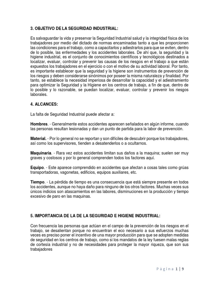 Administración de Seguridad e Higiene Industrial | PDF | Seguridad y salud ocupacional | Sicología