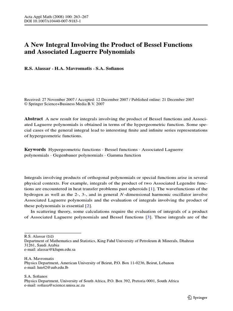 A New Integral Involving The Product Of Bessel Functions And Associated Laguerre Polynomials 