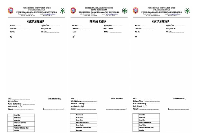 Kertas Resep A 4 | PDF