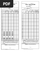 DepEd DTR Guidelines for Teachers | PDF | Common Law | Public Law