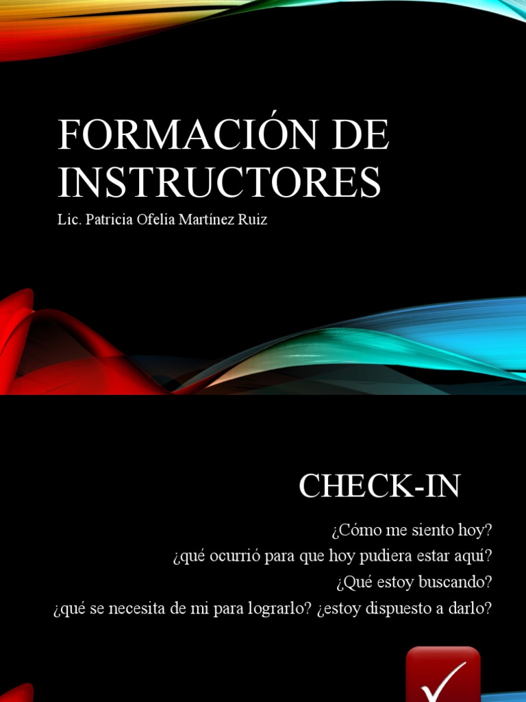 Formacion de Instructores | PDF