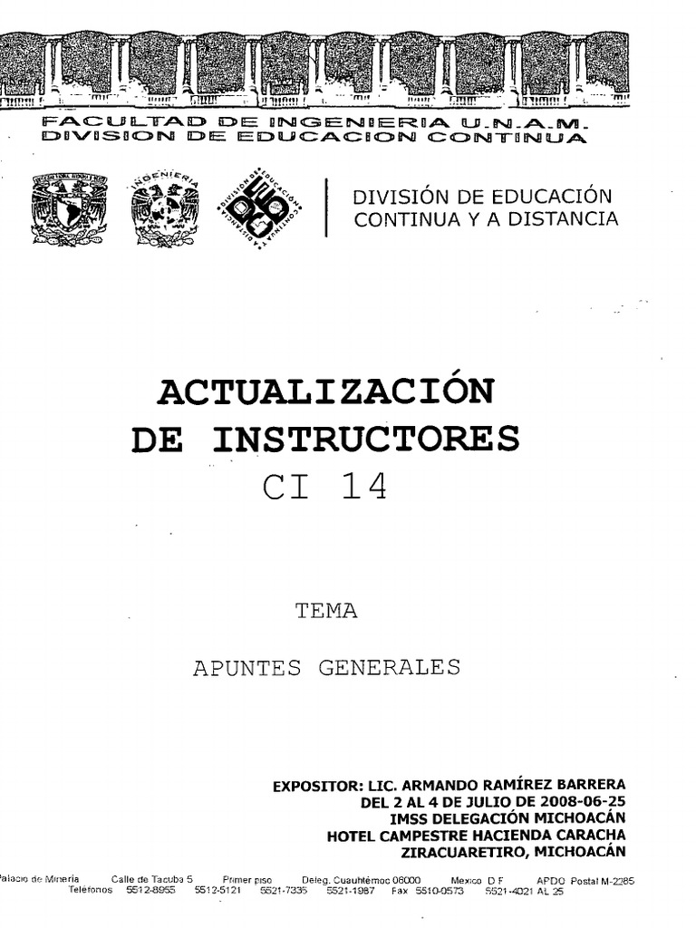 Actualización de Instructores en Técnicas Avanzadas | PDF | Evaluación ...