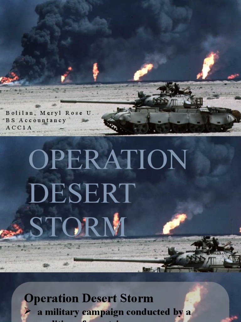 Operation Desert Storm | PDF