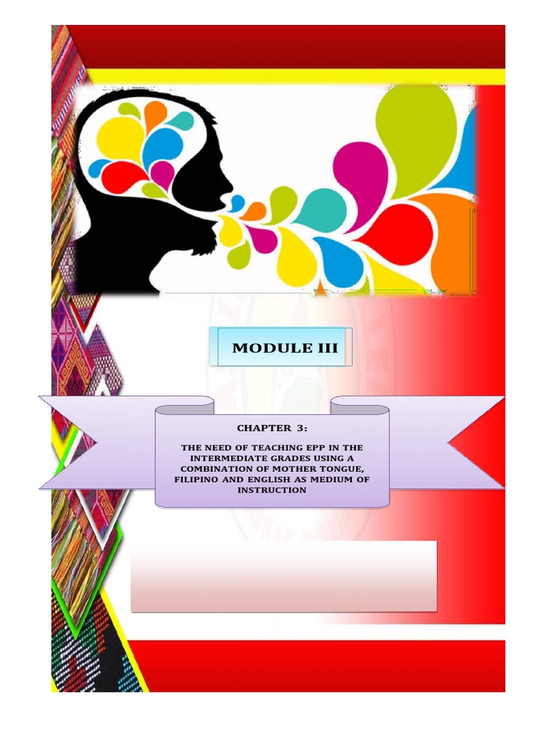 Module 3 (M-EPP 1) | PDF | First Language | Multilingualism