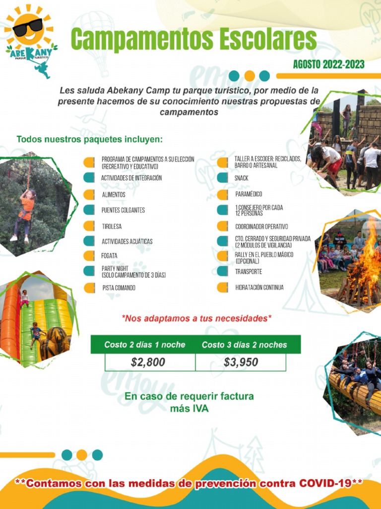 Campamentos Escolares | PDF