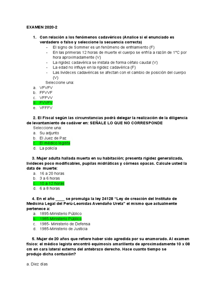 Examenes Pasados | PDF