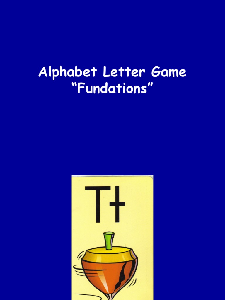 Alphabet Letter Game | PDF