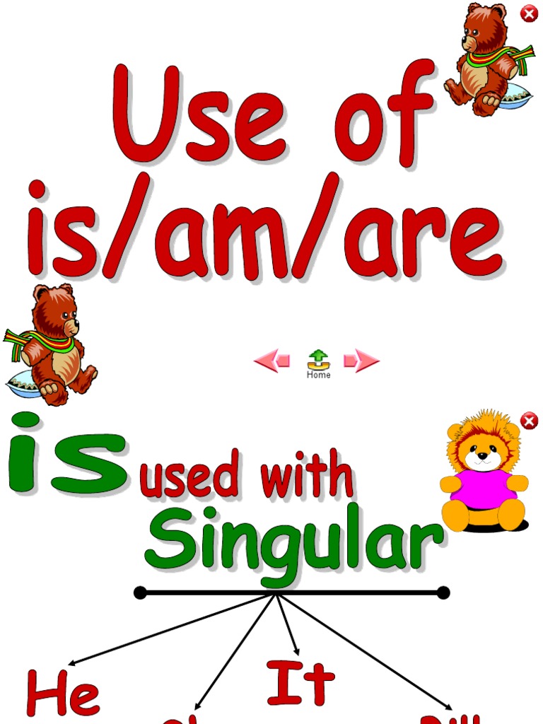 Use of Is Am Are | PDF