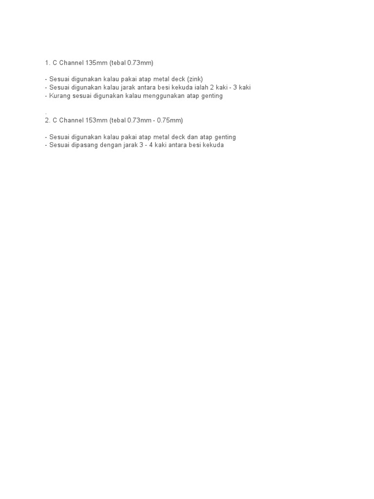 C Channel | PDF