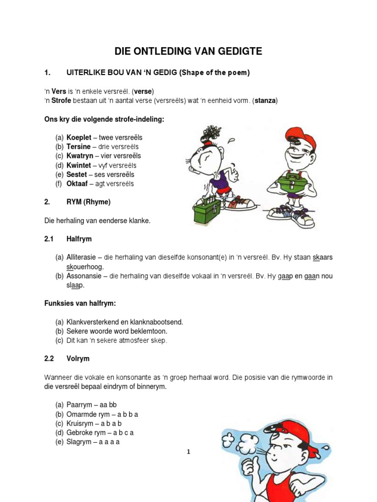 Ontleding Van Gedigte | PDF