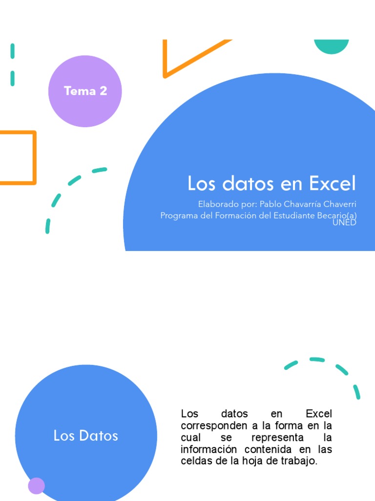 Tipos de Datos en Excel: Guía Rápida | PDF