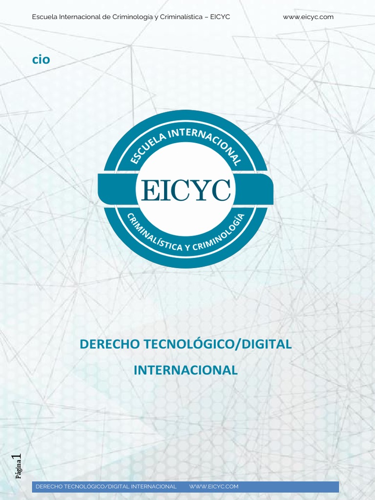 Derecho Tecnologico Digital Internacional | PDF | Red mundial ...