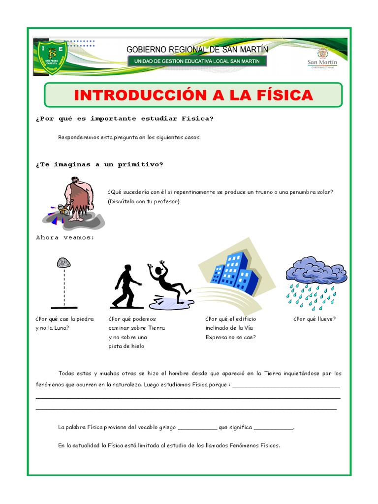 Introducción A La Física para Primero de Secundaria | PDF