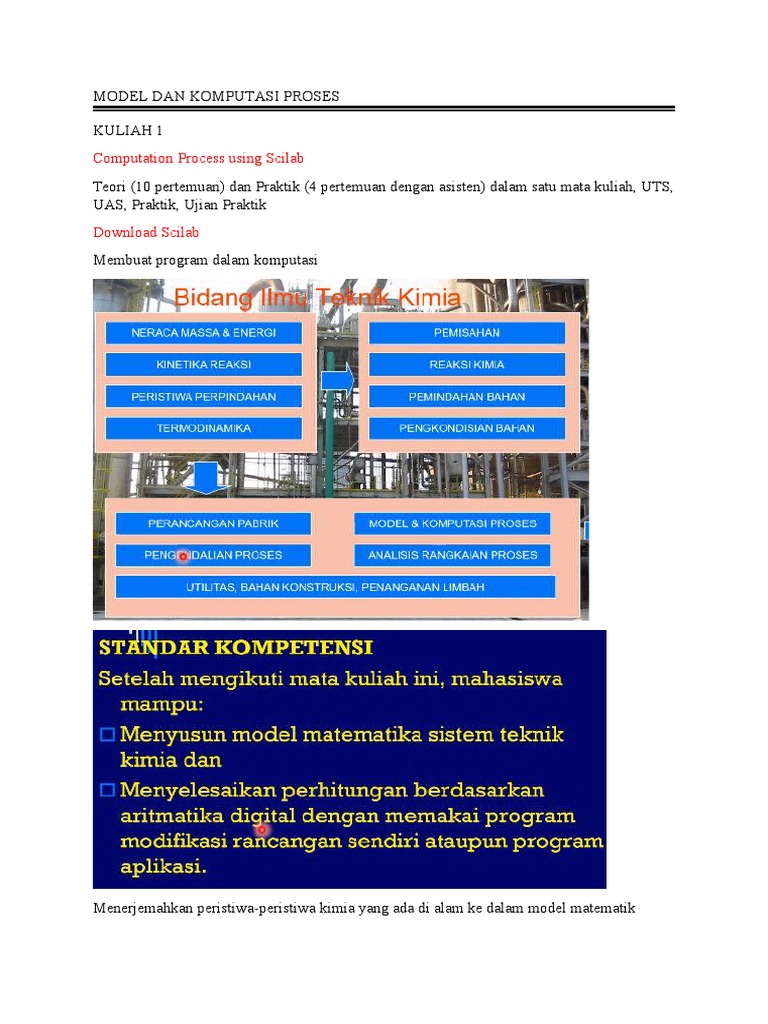 Model Dan Komputasi Proses | PDF