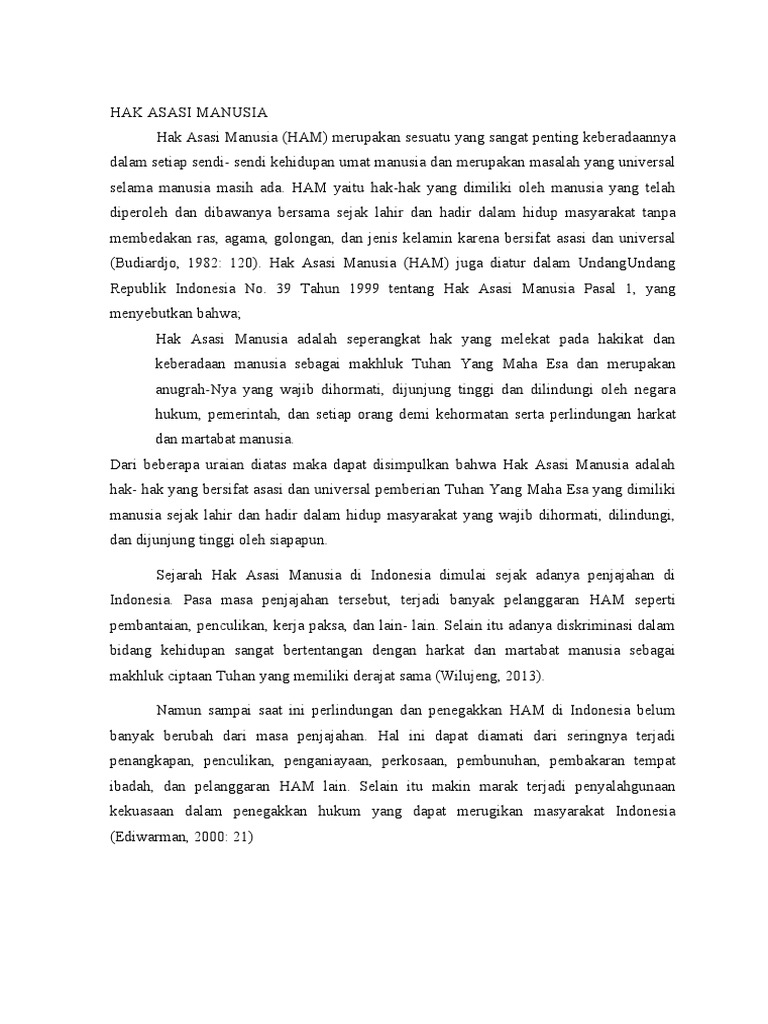 Hak Asasi Manusia | PDF