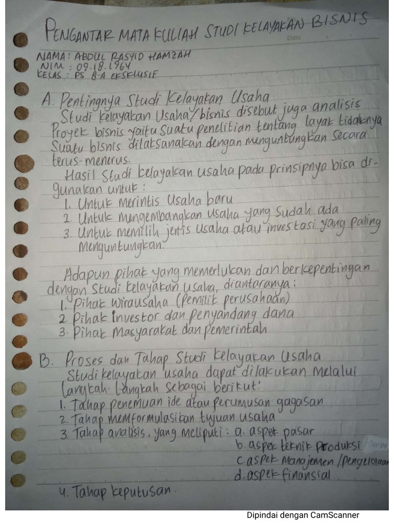 Abdul Rasyid Hamzah PS 8A Eksklusif Resume SKB | PDF