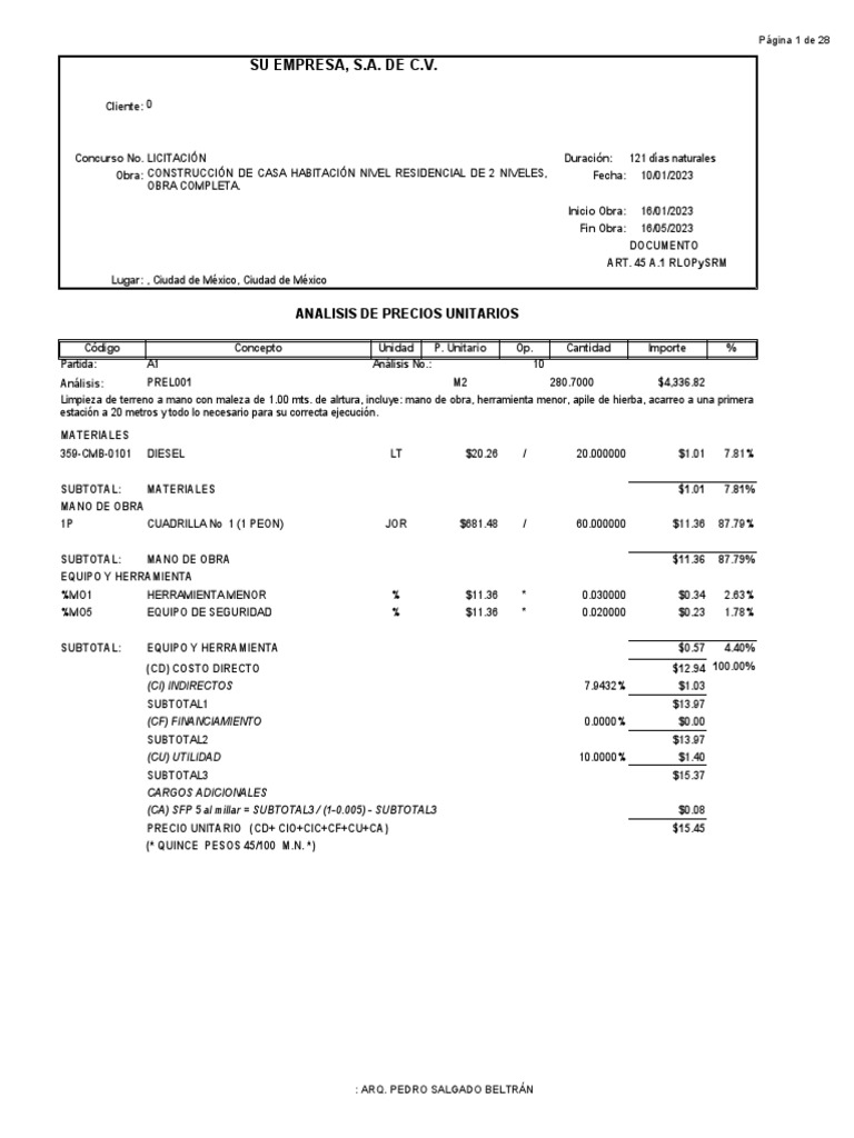 Matrices Estándar 12-1-2023 Hr6Mn35 | PDF