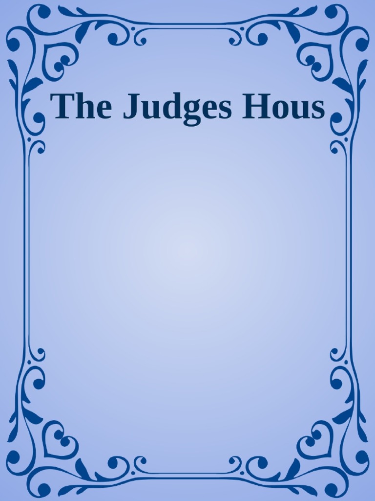 The Judges House | PDF