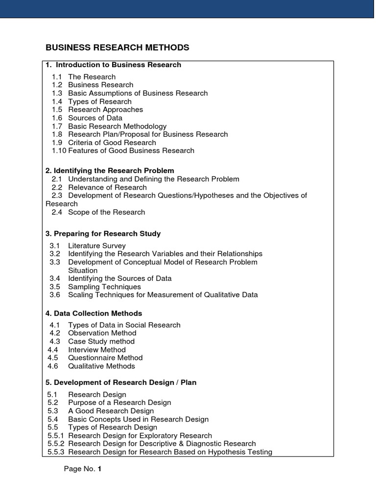 Business Research Methods | PDF | Methodology | Level Of Measurement