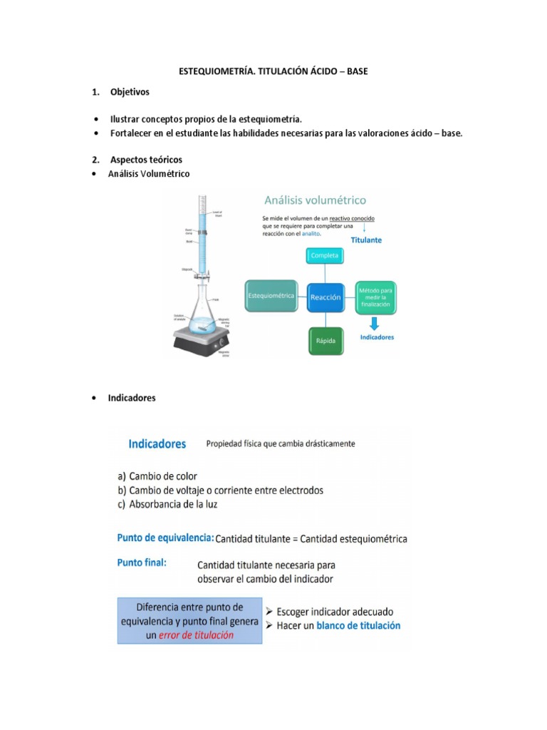 Practica 7 - Titulación Ácido - Base | PDF