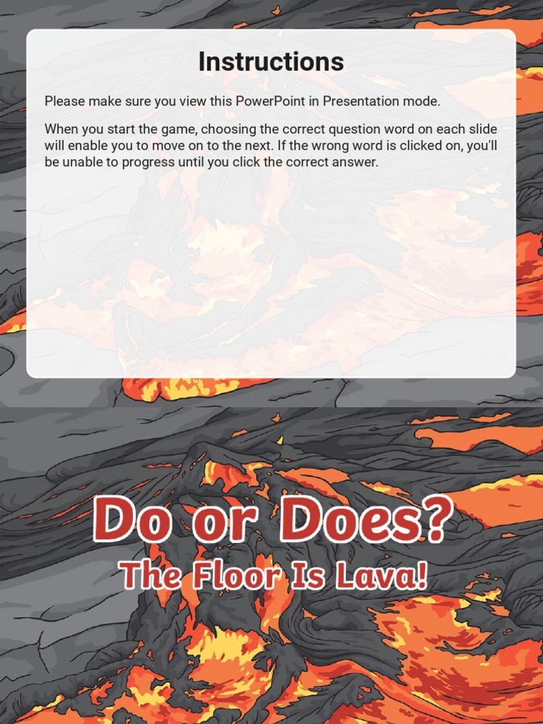 Present Simple Game Interrogative Form | PDF