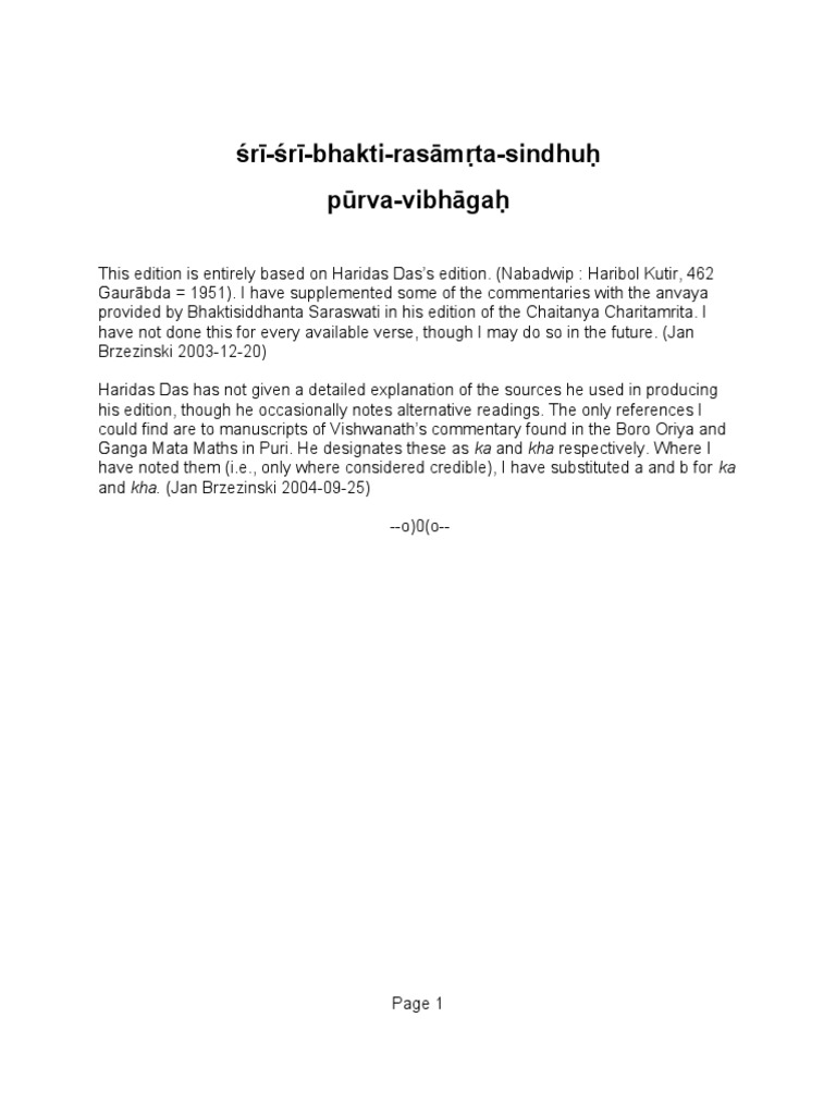 bhakti_rasamrita_sindhu_-_1_-_purva-vibhaga_-_rupa_gosvamin_-_three_commentaries | PDF